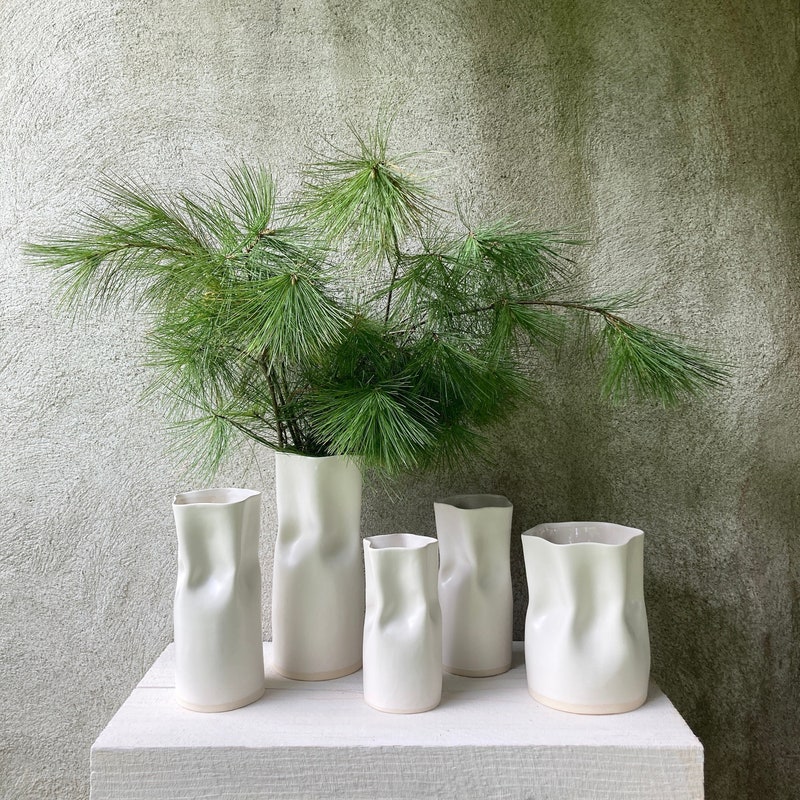 Ceramic Pottery Bud Vases - Etsy