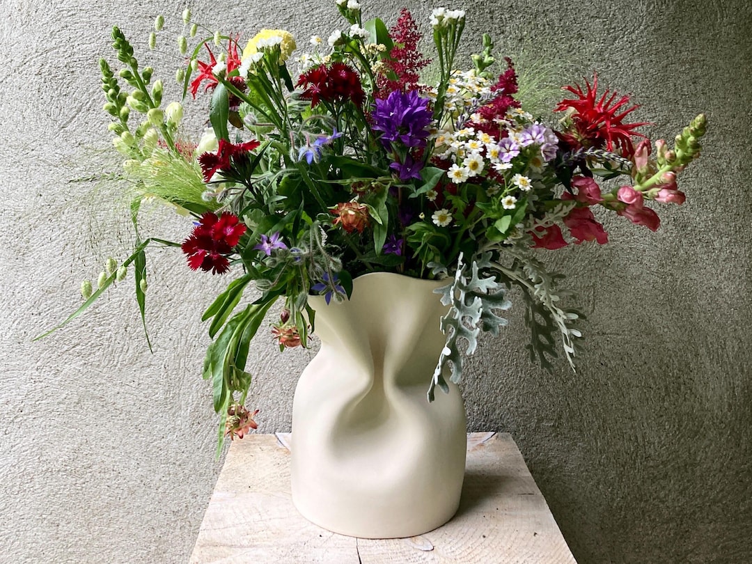 Handmade Dumpling Ceramic Vase - Etsy