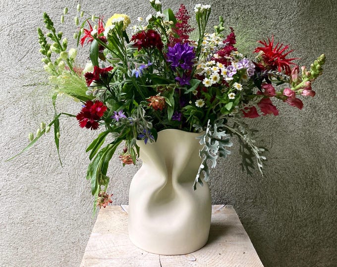 Handmade Dumpling Ceramic Vase - Etsy