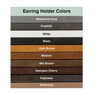 Earring Holder Framed Iorganize® Organizer - Movable Slats - Hoop Hooks ...