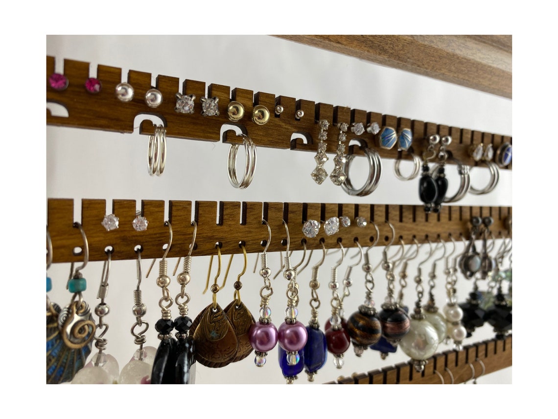 Earring Holder Framed Iorganize® Organizer Movable Slats - Etsy
