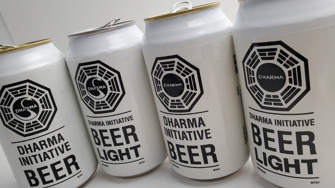 Dharma Initiative Beer Can Prop - Etsy