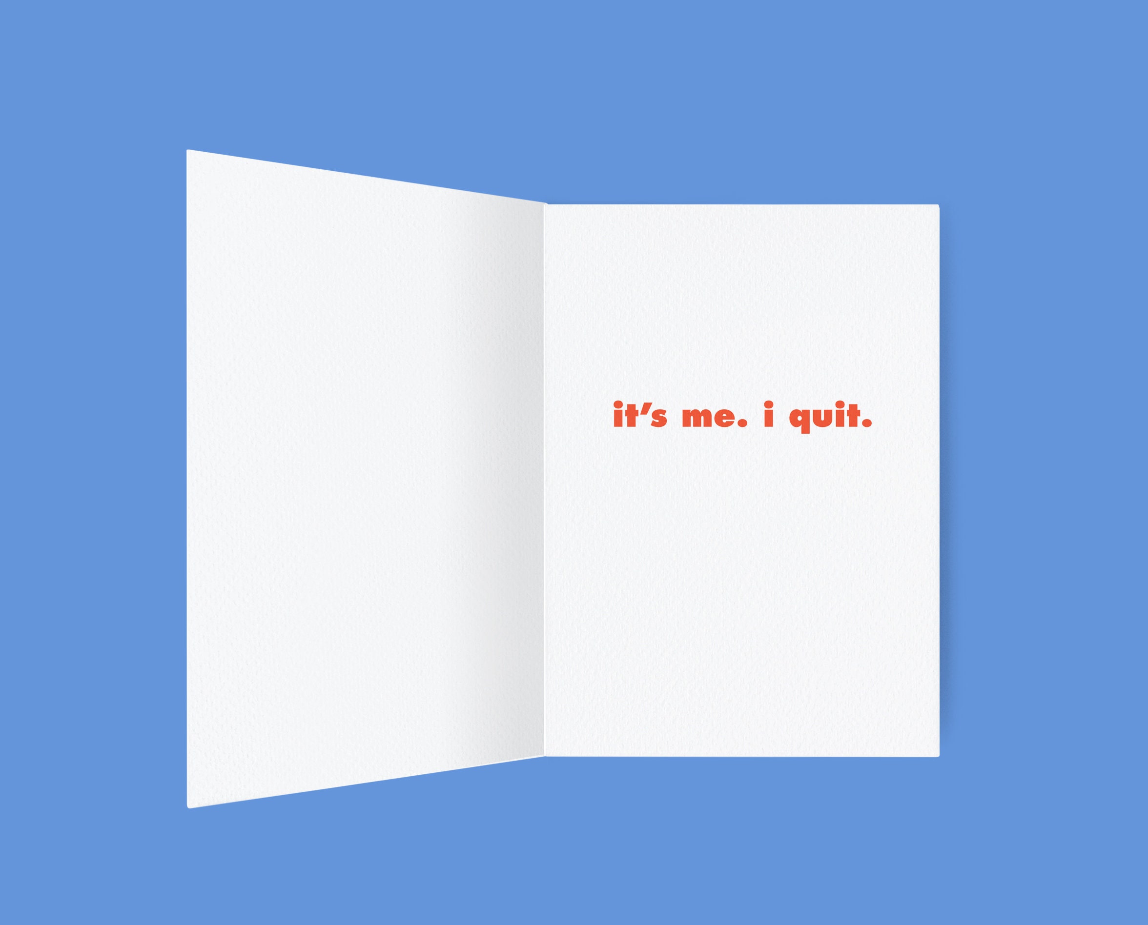 Sorry I Quit Card Resignation Card I Quit Card 2 Weeks - Etsy Australia
