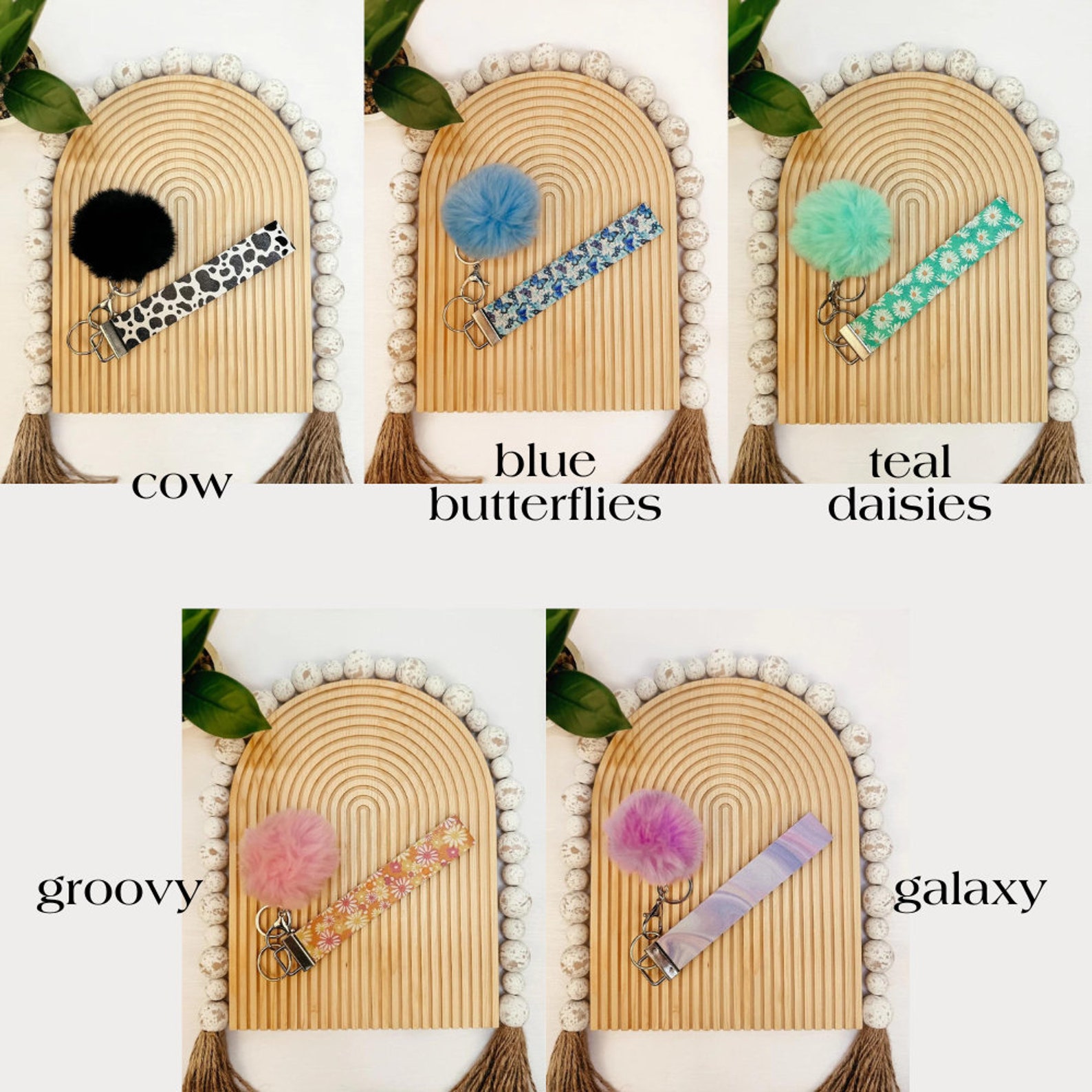 Personalized Silicone Beaded Wristlet, Bangle Key Ring, Teacher ...