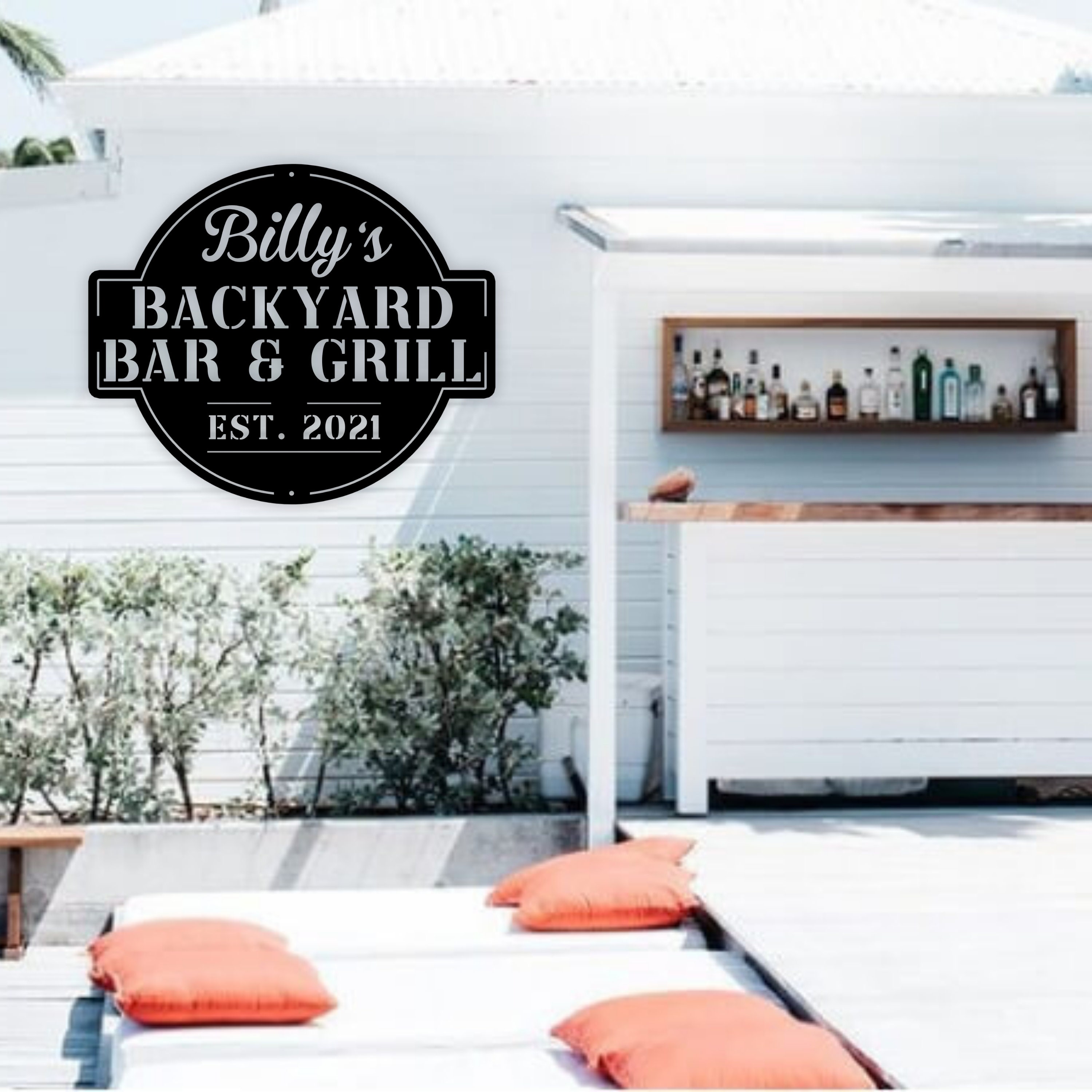 Personalized Bar & Grill Sign Personalized Outdoor - Etsy