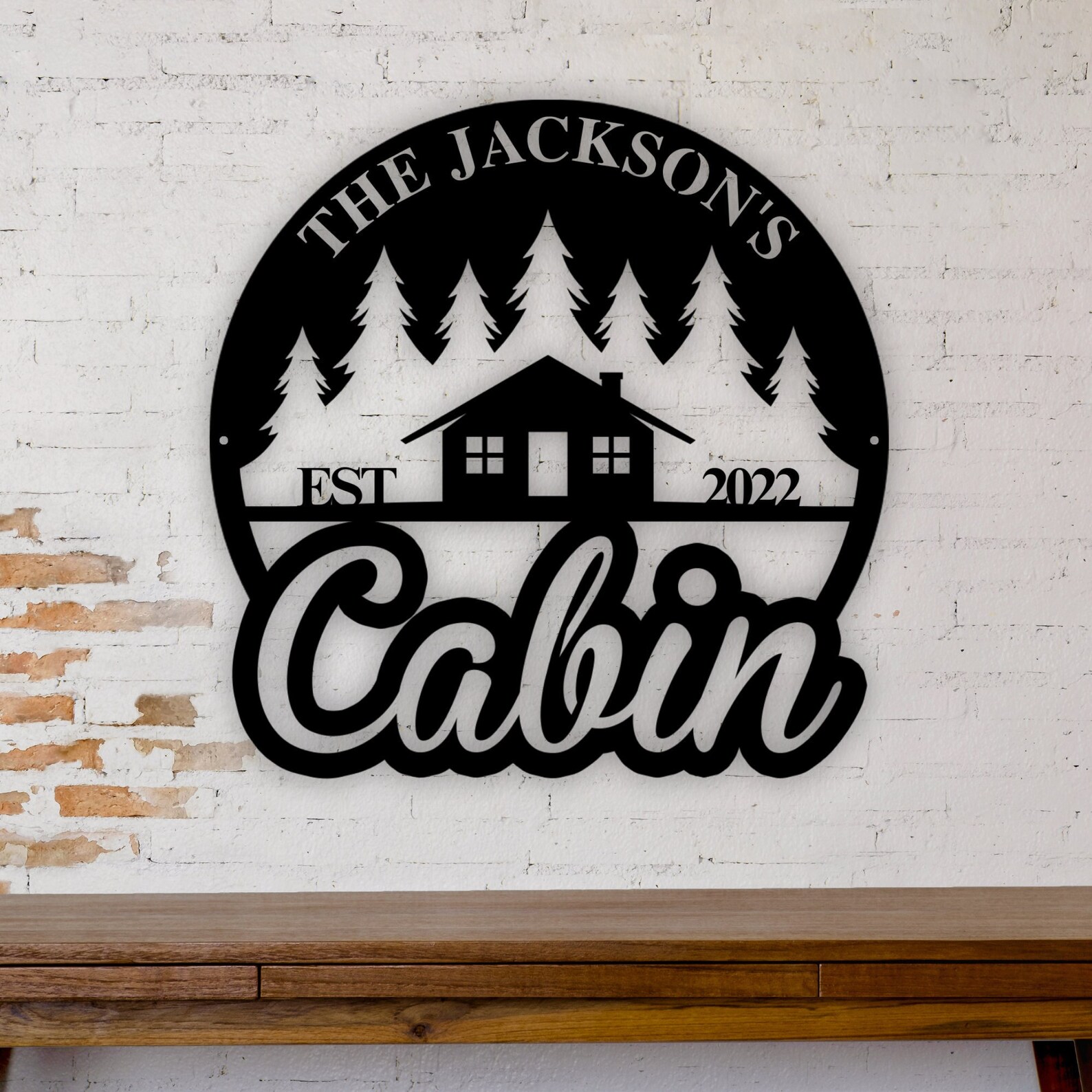 Personalized Cabin Sign Cabin Sign Lodge Decor Family - Etsy