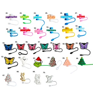 Straw Topper Cover, Drink Topper, Drink Cup Cover for Starbucks, Glass ...