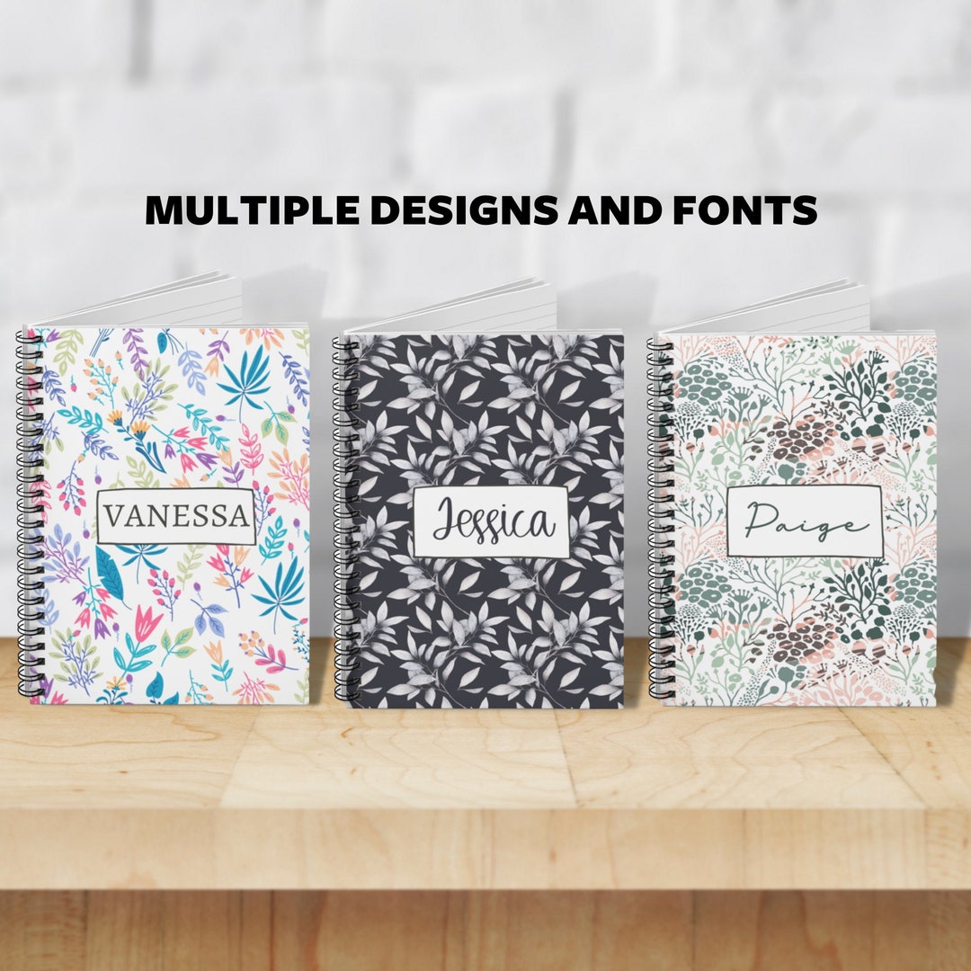 Customize Your Own Notebook Multiple Options, Personalized Journal ...