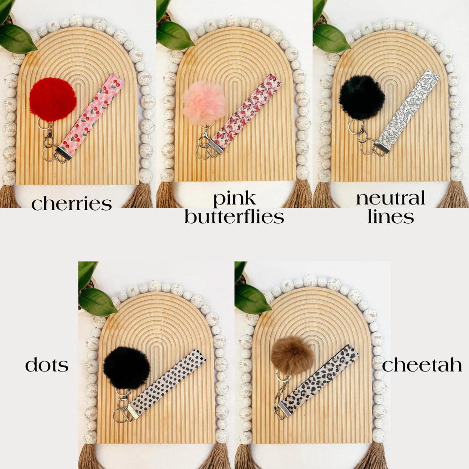 Personalized Silicone Beaded Wristlet, Bangle Key Ring, Teacher ...