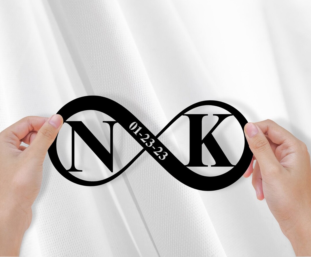 Personalized Infinity Couple Name Sign, Anniversary Gift, Wedding Gift ...