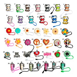 Straw Topper Cover, Drink Topper, Drink Cup Cover for Starbucks, Glass ...