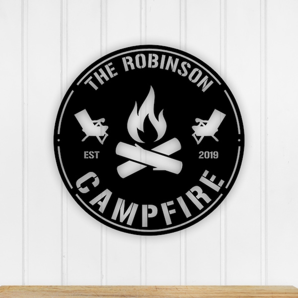 Campfire Sign - Etsy