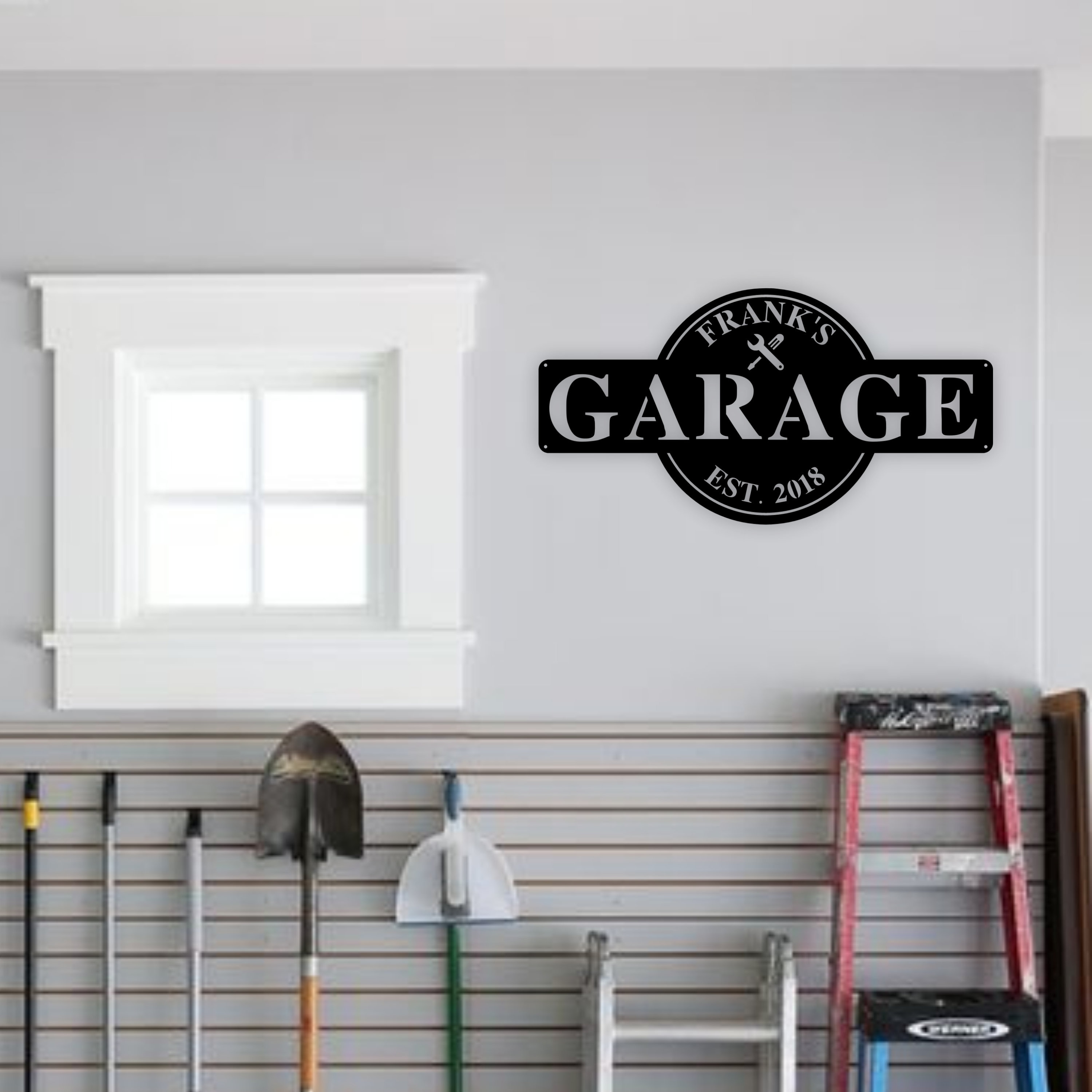 Personalized Garage Sign Metal Sign for Garage Custom Garage | Etsy