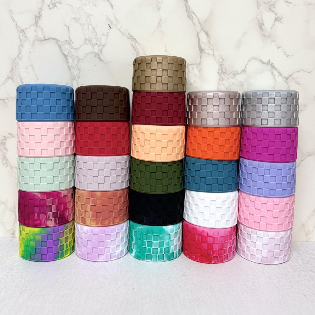 Checkered Silicone Boot, Metallic Shimmer Silicone Cup Boot, Stanley ...