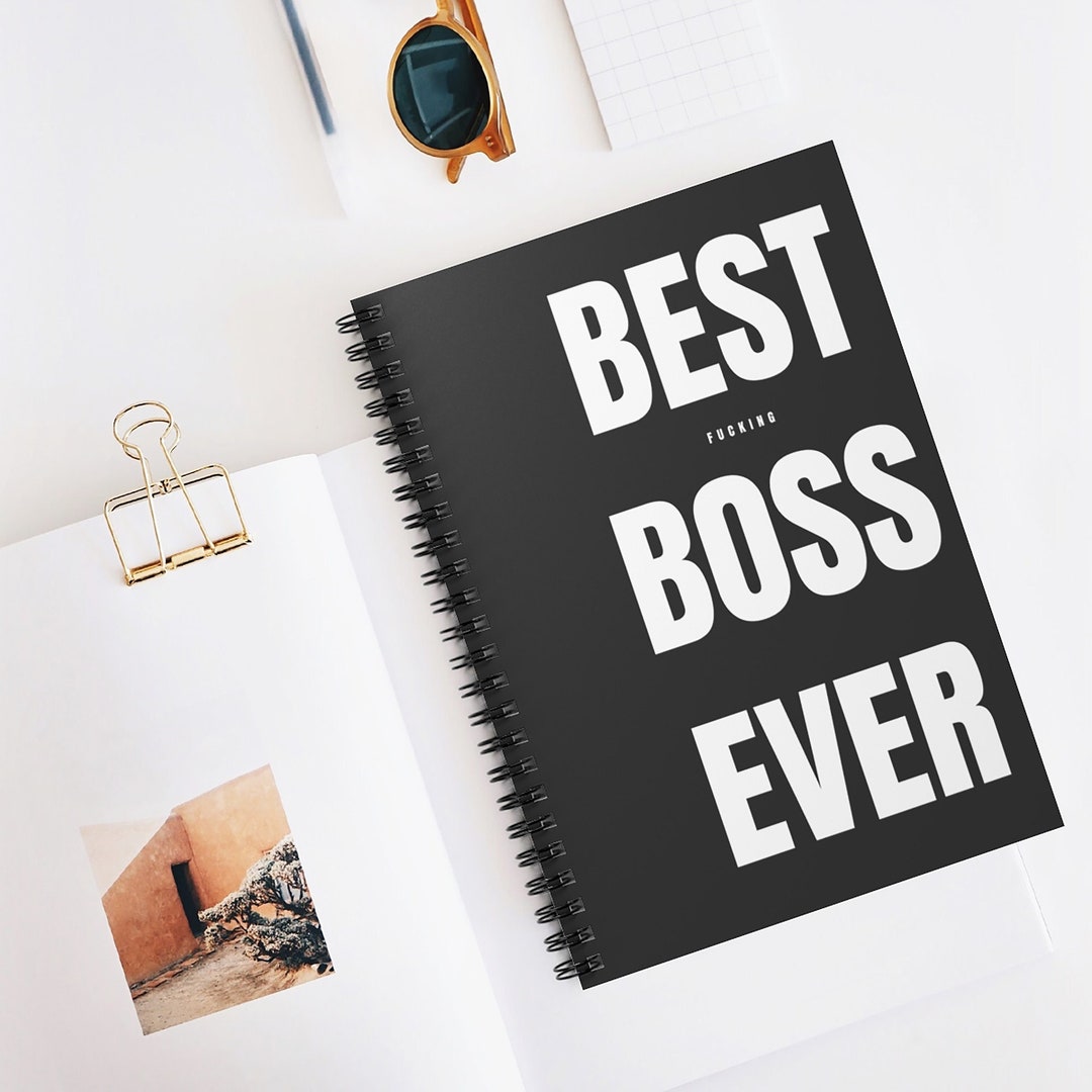 Best Boss Ever, Best Fcking Boss Ever Notebook, Gift for Boss, Funny ...