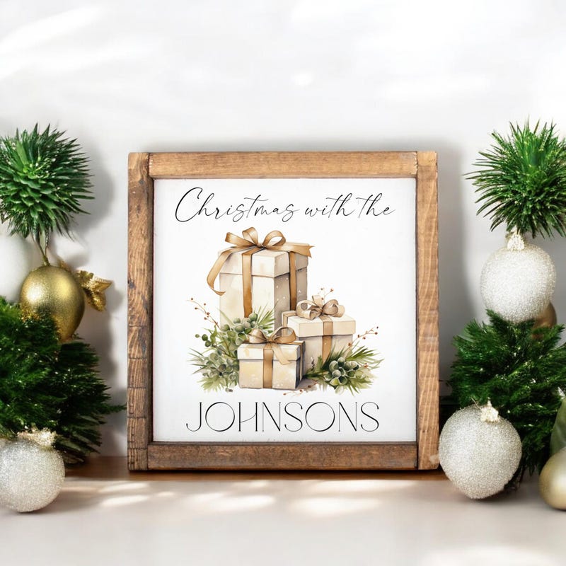 Personalized Christmas Signs - Etsy