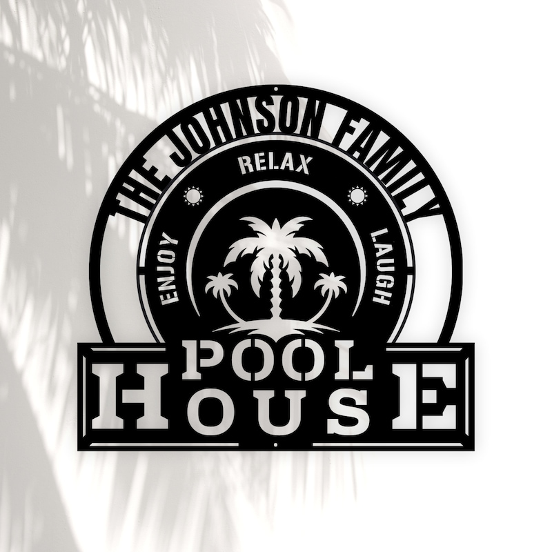 Pool House Signs - Etsy