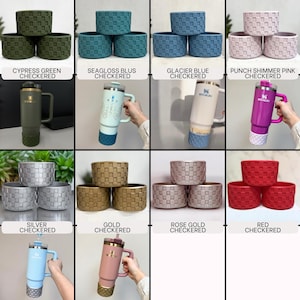 Checkered Silicone Boot, Metallic Shimmer Silicone Cup Boot, Stanley ...