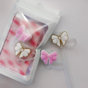 Bow Straw Topper Cover, Stanley Straw Covers, 10 MM, Straw Cap Reusable ...