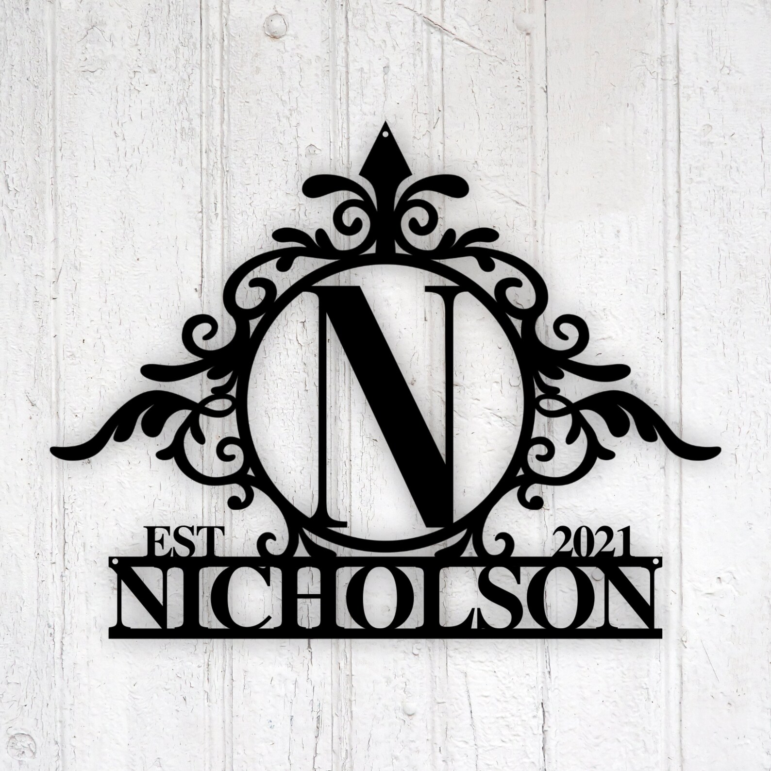 Custom Metal Name Sign Personalized Metal Sign Outdoor - Etsy