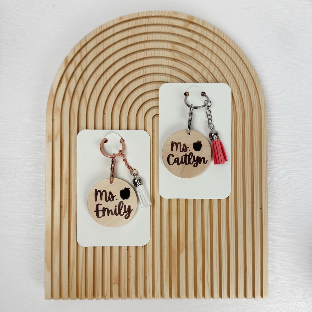 Teacher Keychains, Teacher Gifts, Teacher Appreciation, Personalized ...