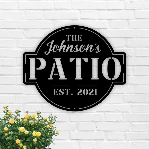 Personalized Patio Signs - Etsy