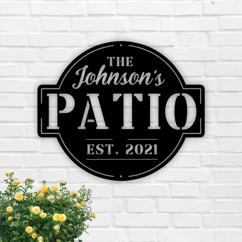 Personalized Patio Signs - Etsy