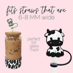 Straw Topper Cover, Drink Topper, Drink Cup Cover for Starbucks, Glass ...