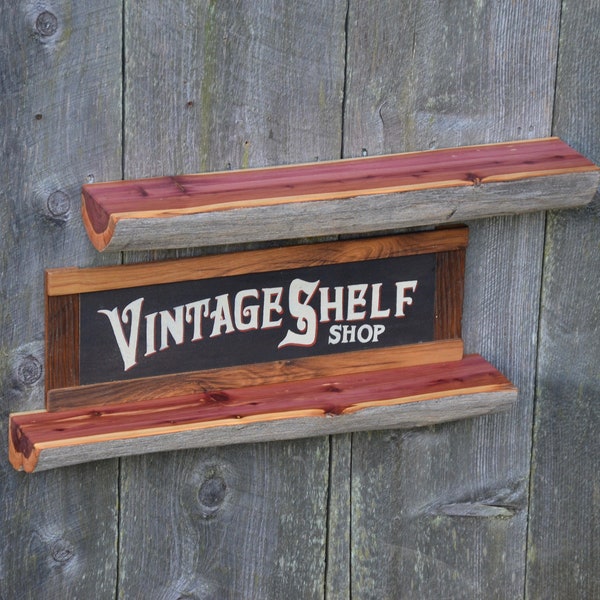Log Shelves - Etsy