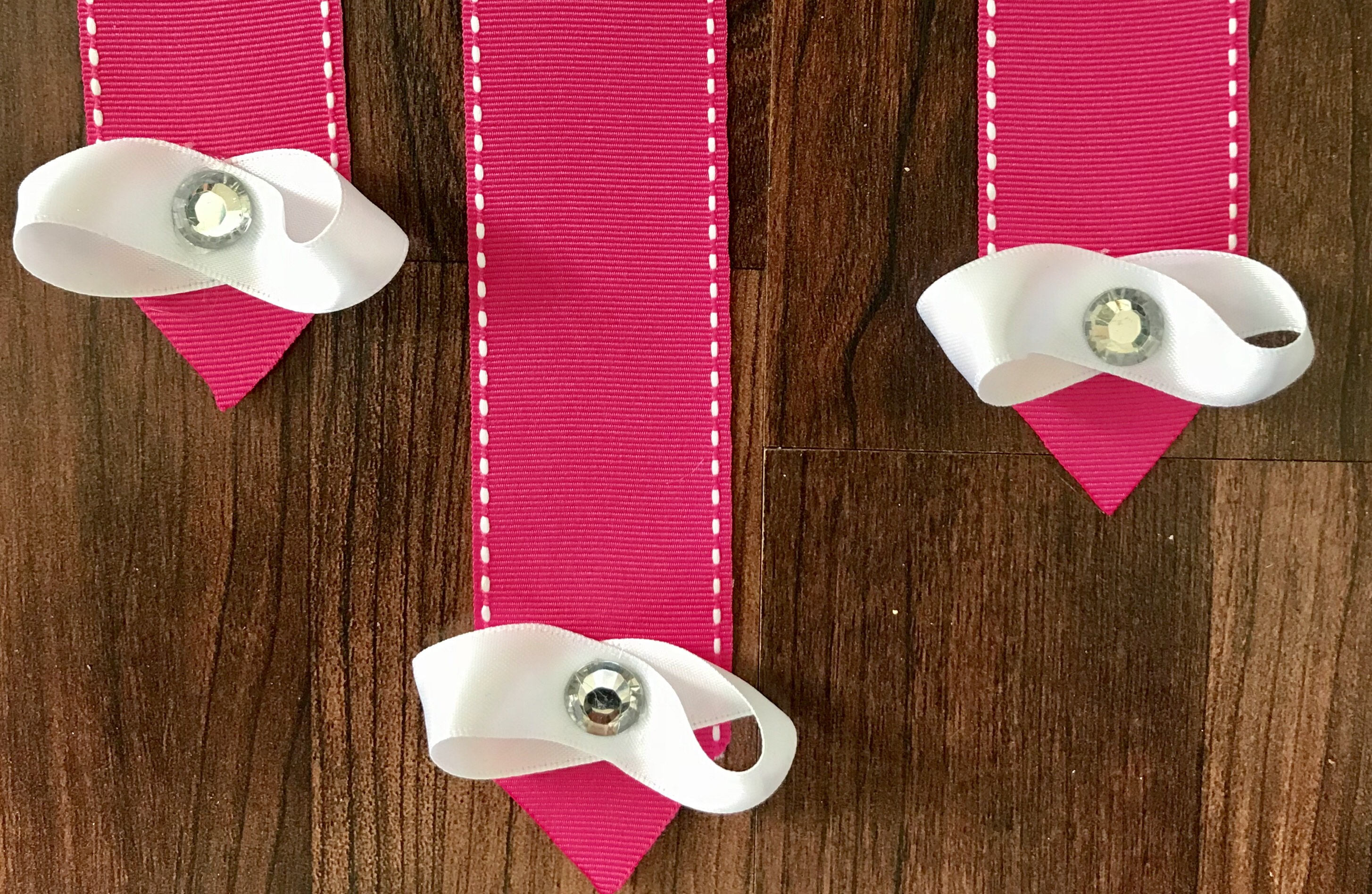 Purple letter M bow holder / free bow | Etsy