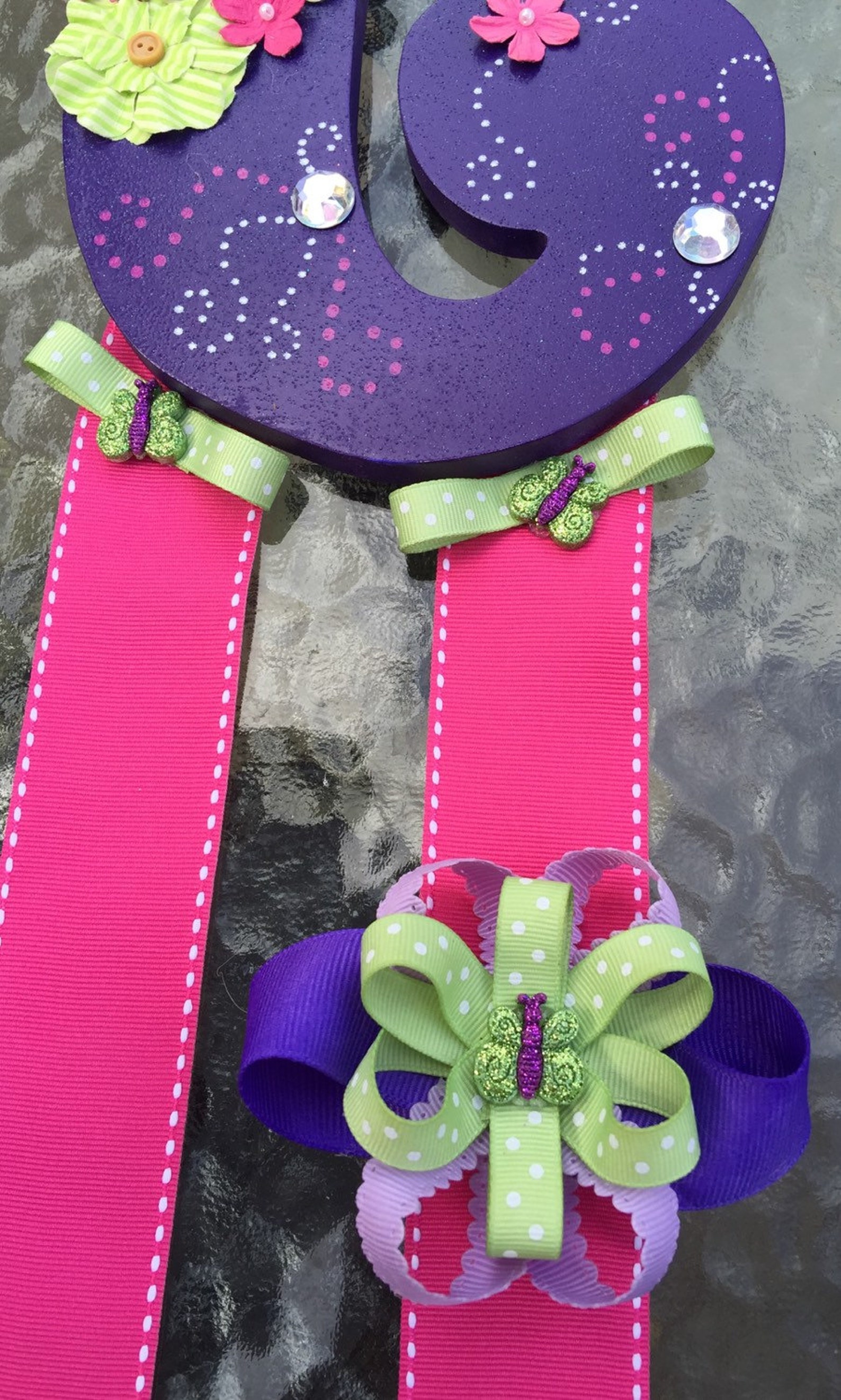 Letter T Bow Holder With Free Bow - Etsy
