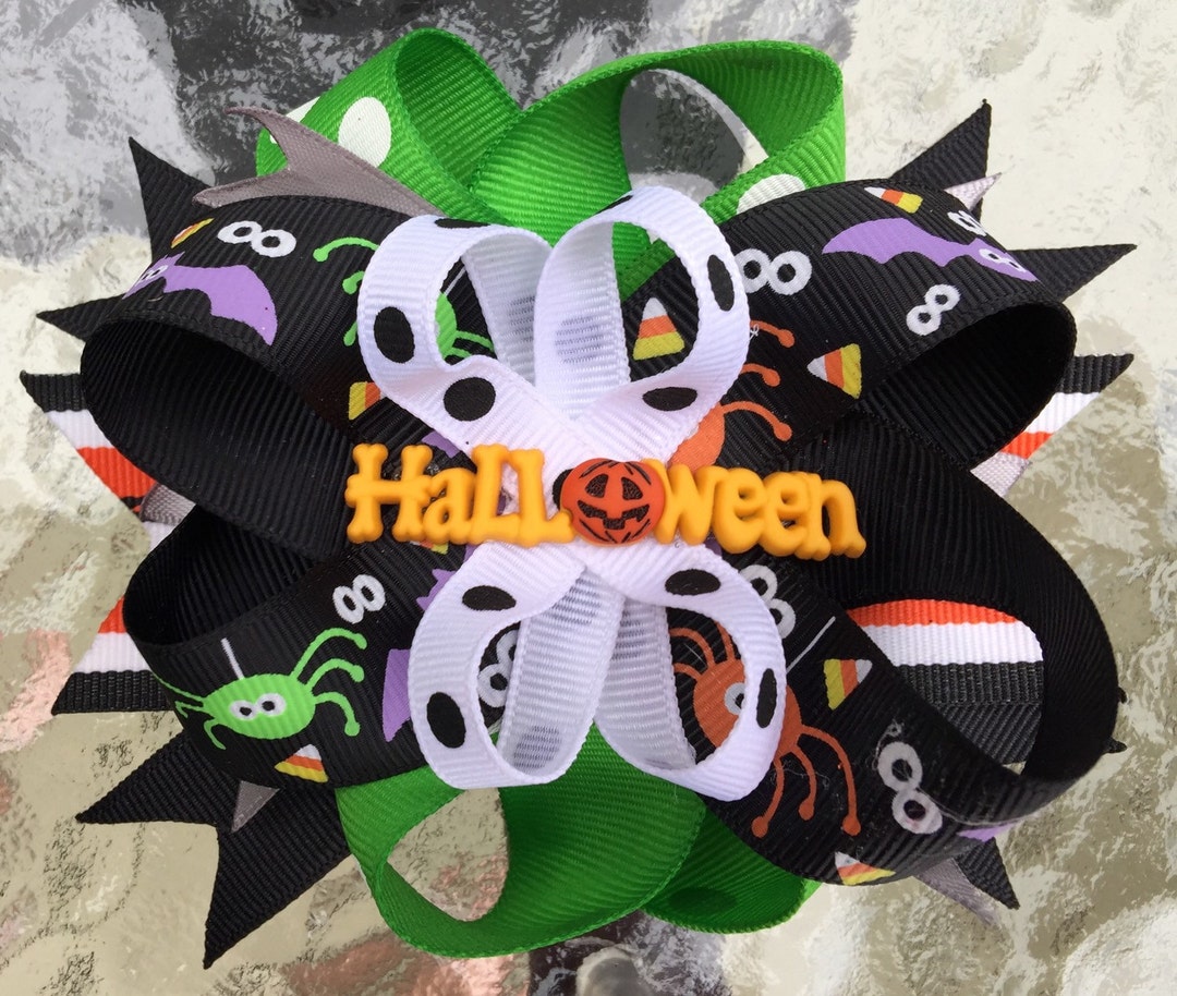 Halloween Bow - Etsy