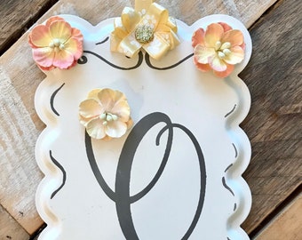 Letter With Bow - Etsy