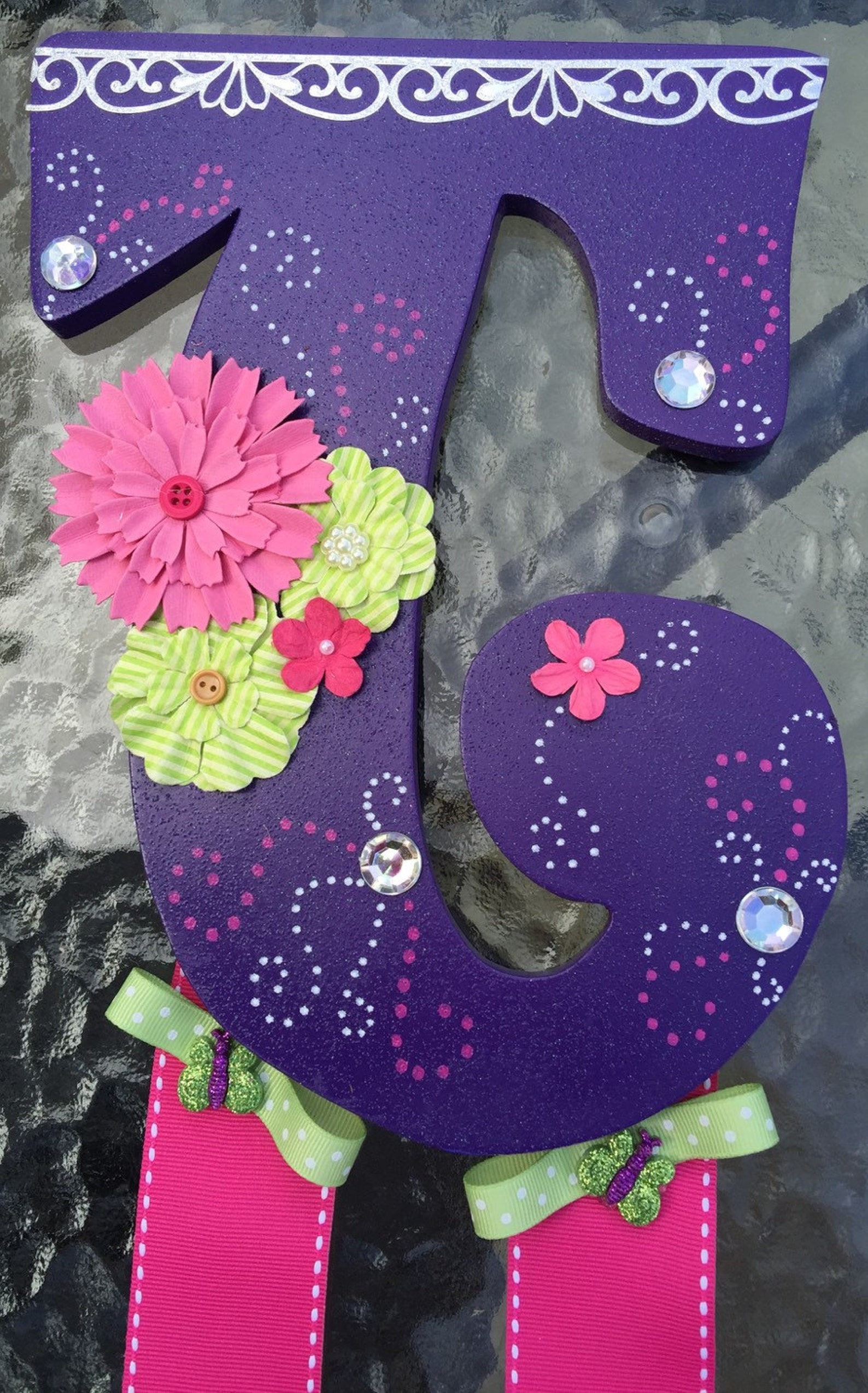 Letter T Bow Holder With Free Bow - Etsy
