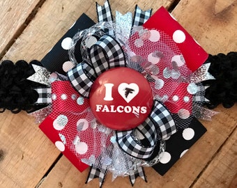 Atlanta Football Headband Football Headband Falcons Headband Baby ...