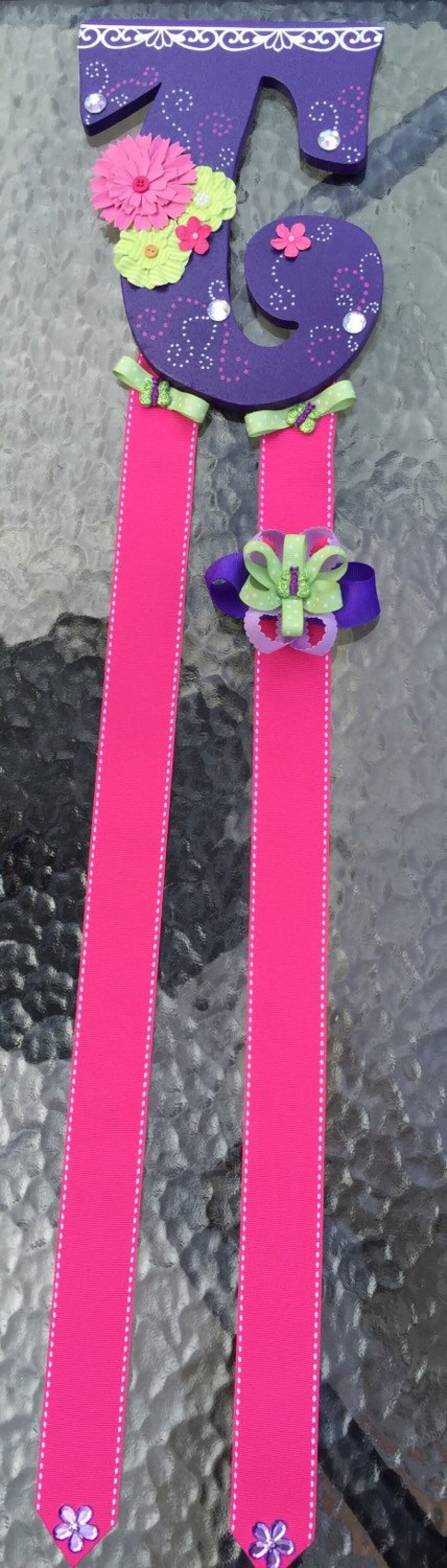 Letter T Bow Holder With Free Bow - Etsy