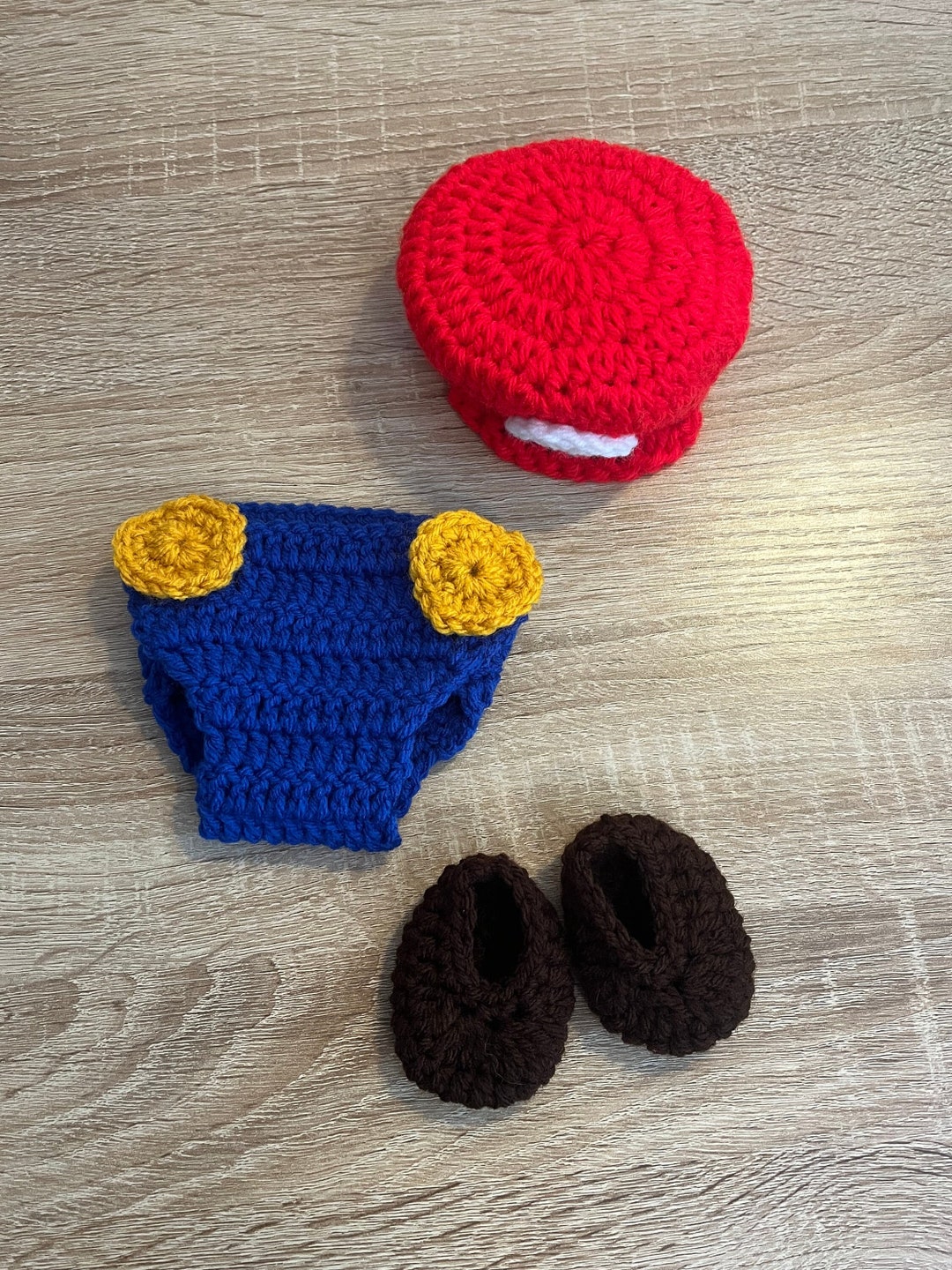 NICU Super Mario Costume With Cute Little Diaper Cover for Micro ...