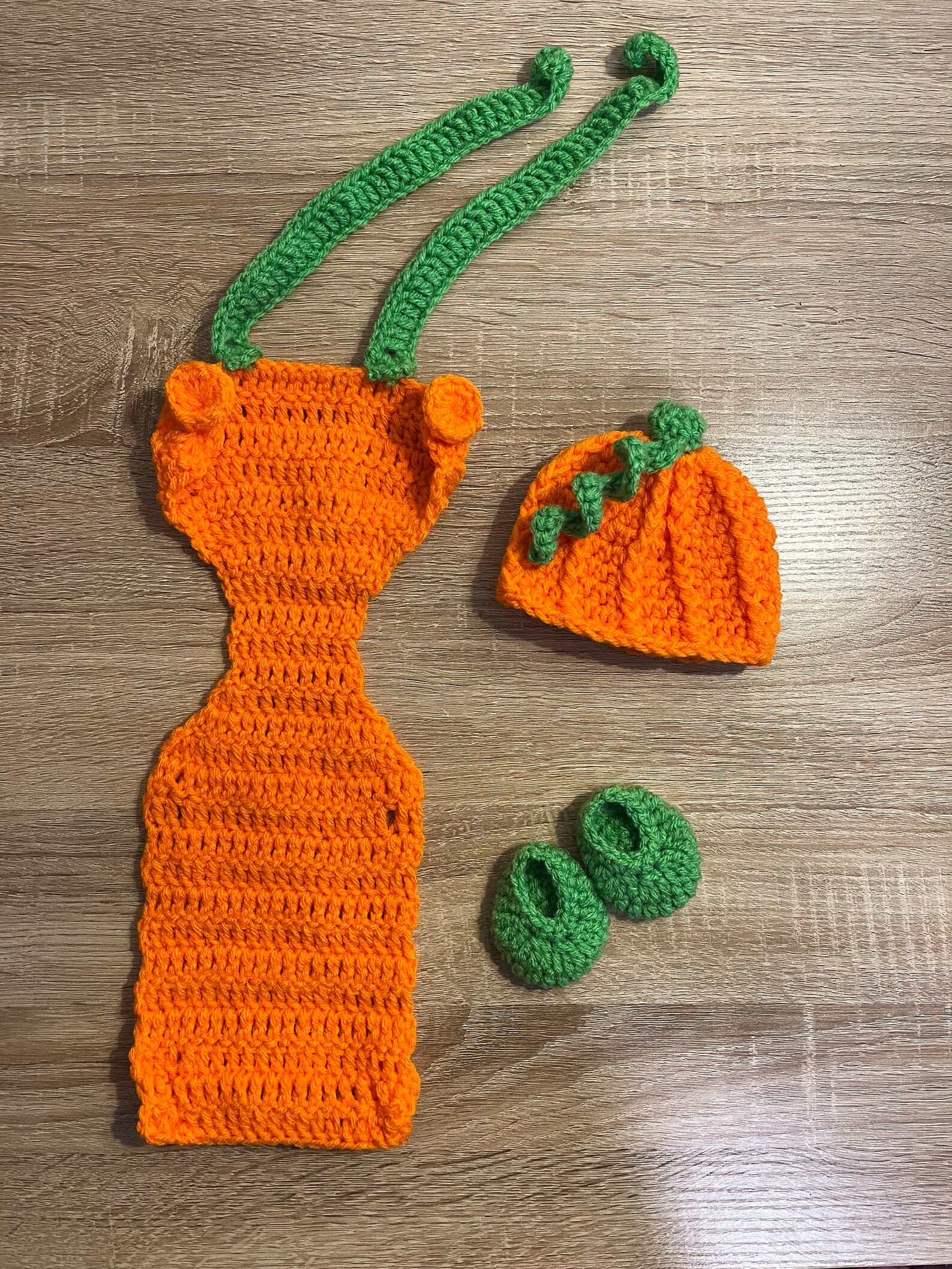 NICU Nano or Micro Preemie Pumpkin Costume, Overalls, Fits 2, 3, or 4 ...