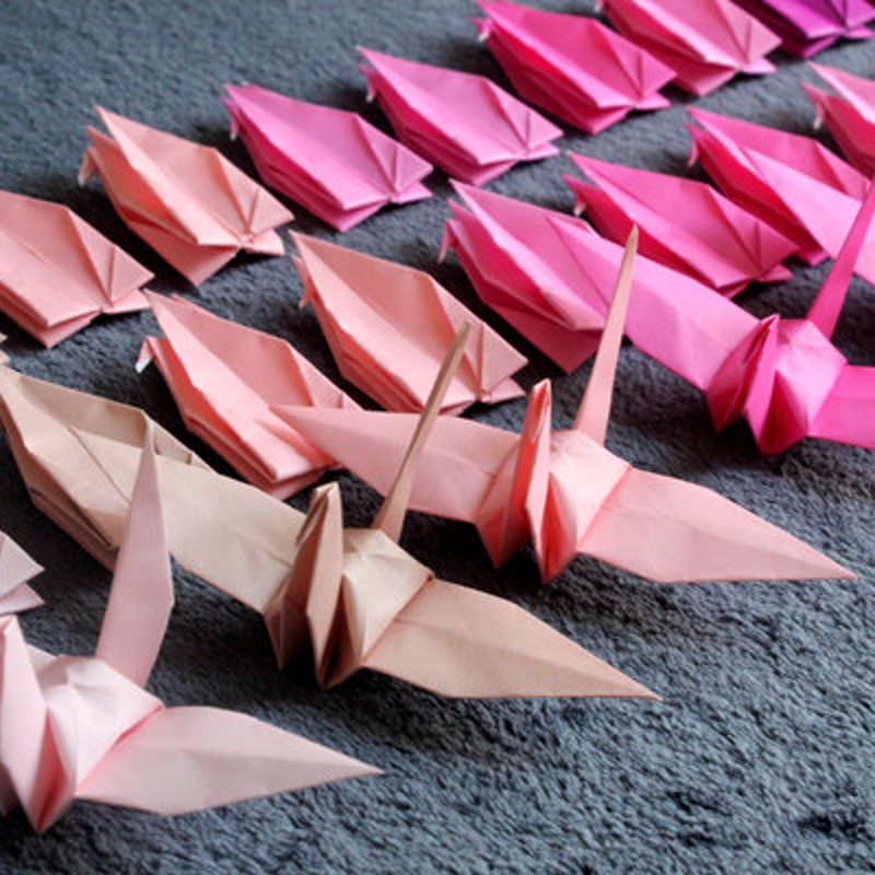 Pink Cranes - Etsy