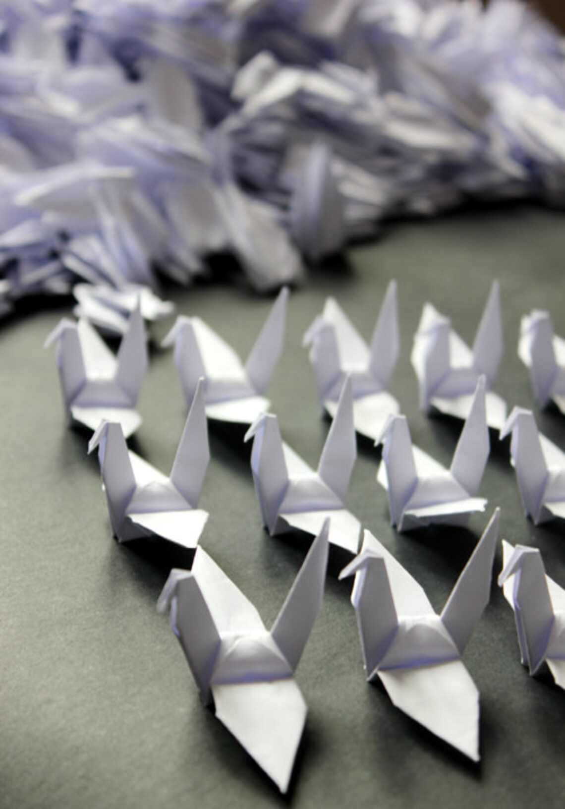 500 Pure White Origami Paper Cranes Crafts Paper Goods Wedding | Etsy