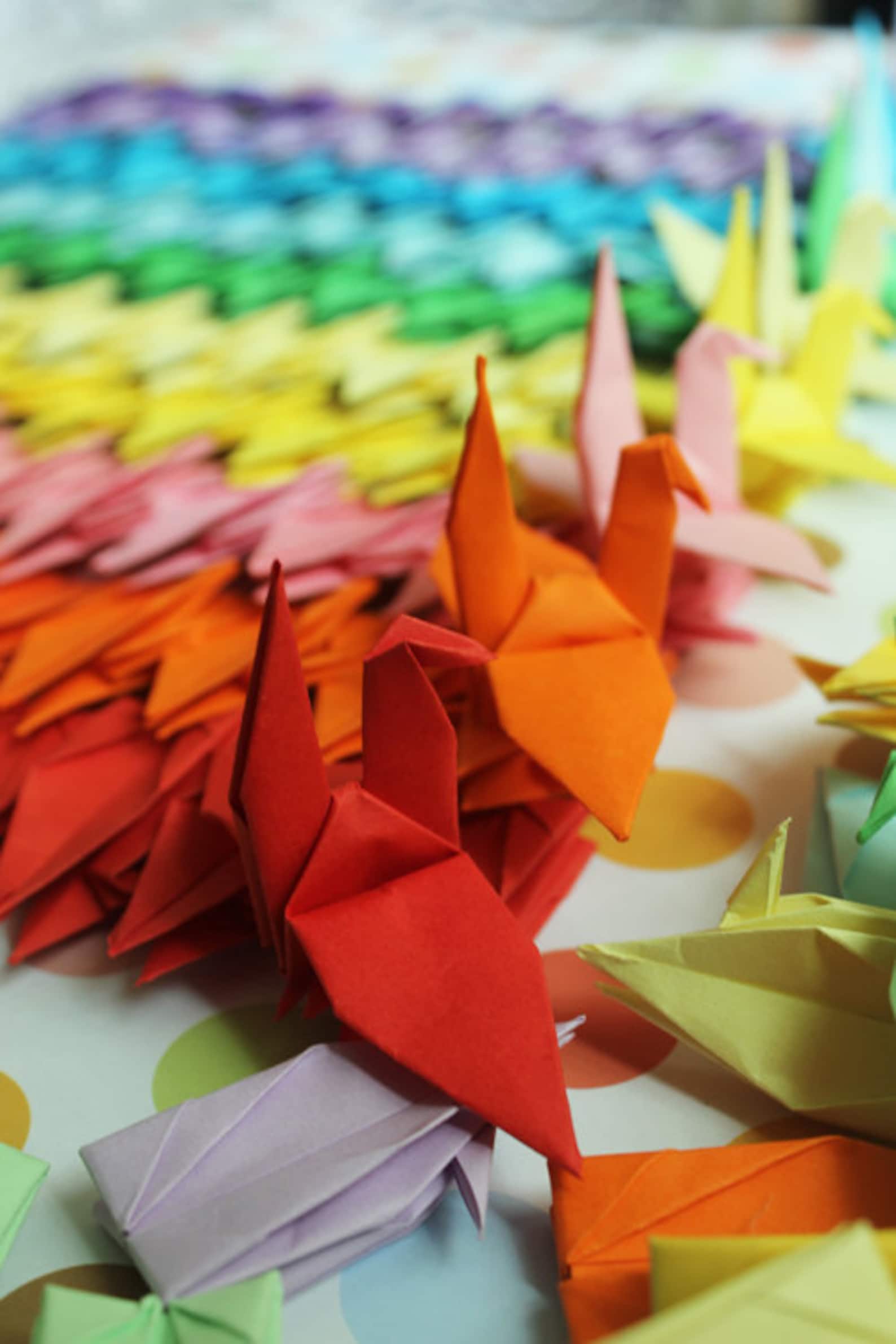 Valentine 1000 Paper Cranes Crafts Customized for Wedding Origami ...