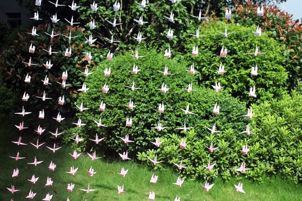 200 Cranes-10 Strings/20 Cranes Each Handmade Origami Paper - Etsy