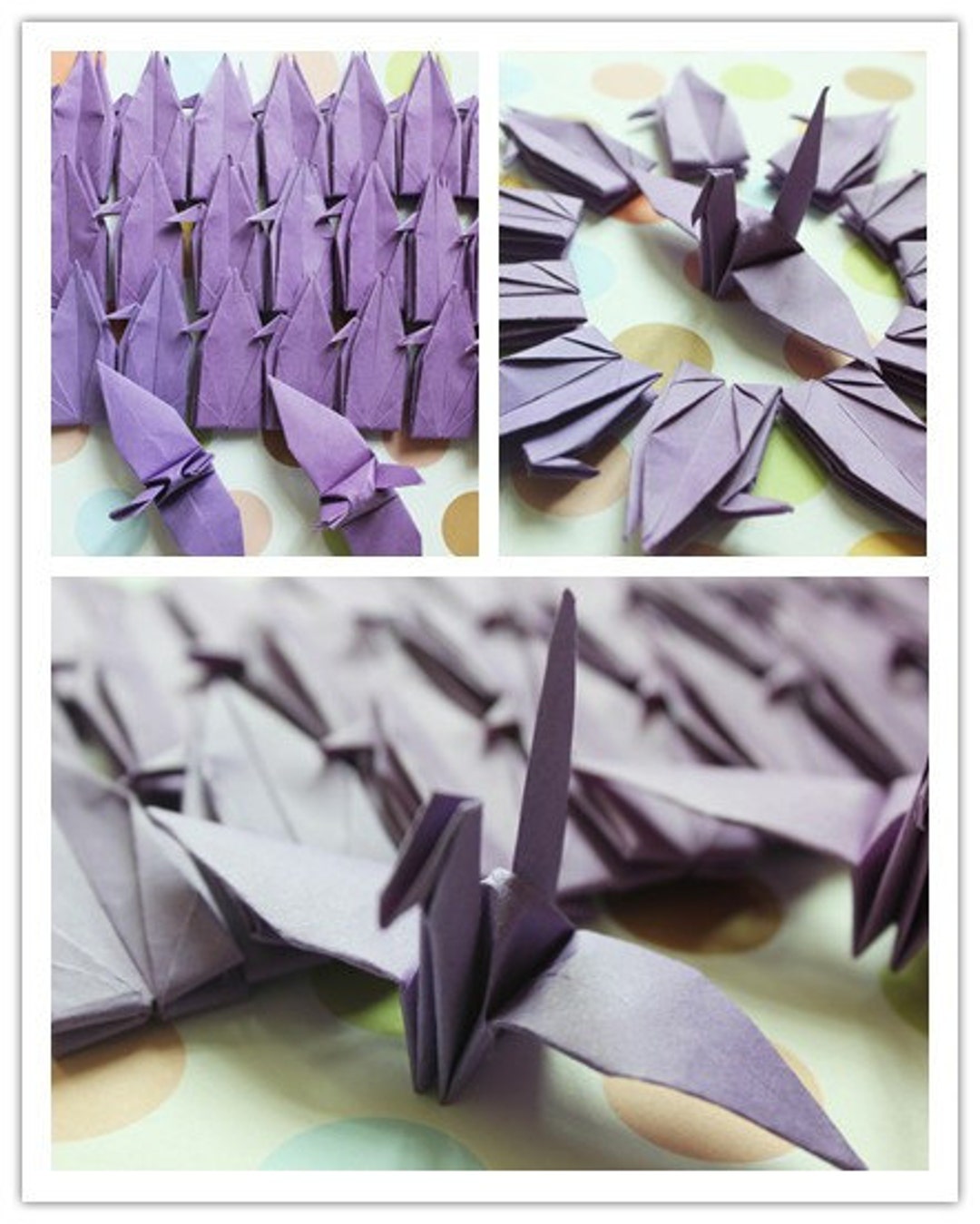 100 Origami Paper Cranes Crafts Paper Goods 3/8x8cm - Etsy