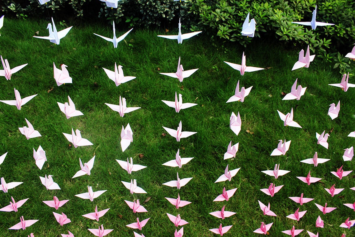 200 Cranes-10 Strings/20 Cranes Each Handmade Origami Paper - Etsy
