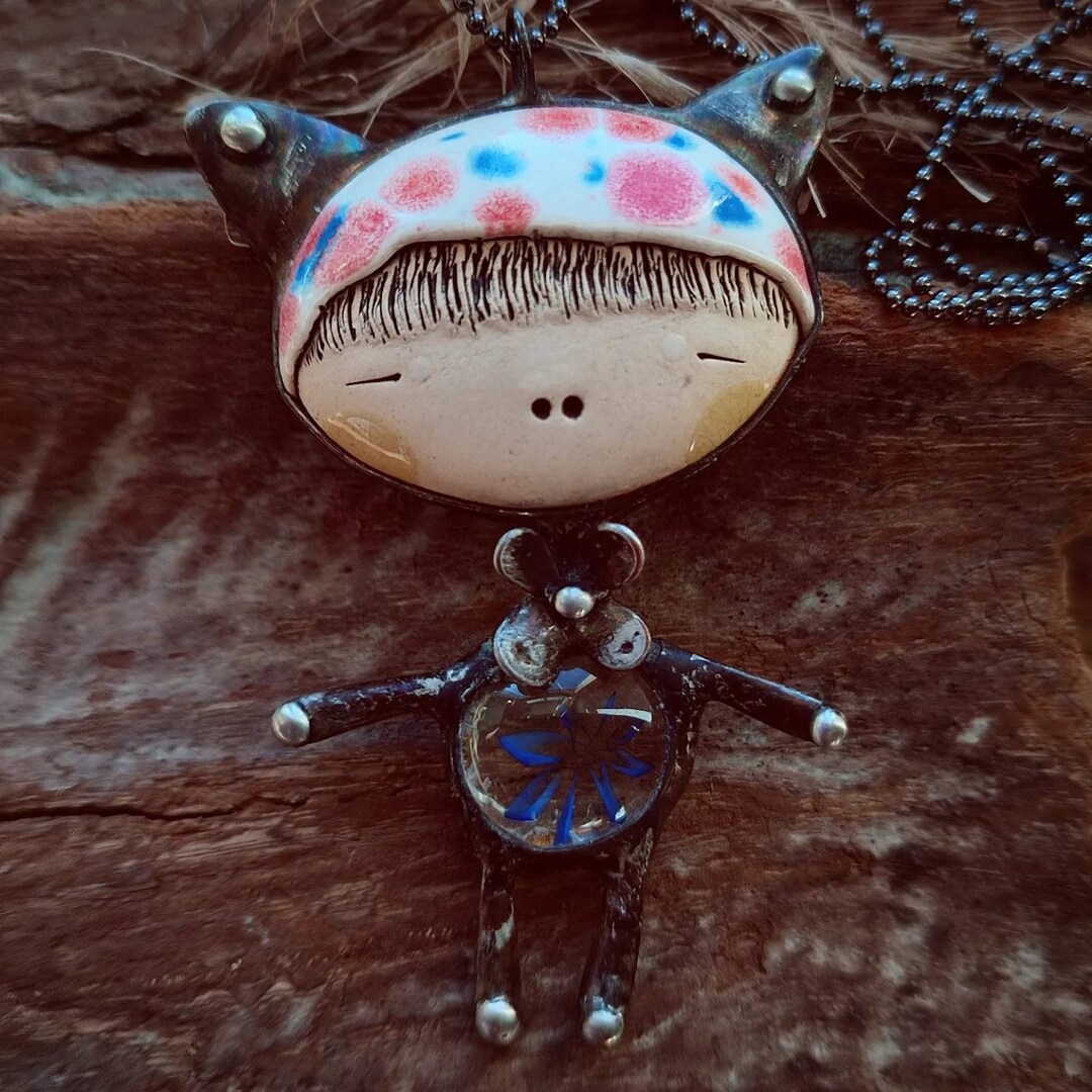 SOLD Boo the Cat Lover Hand Sculpted Ceramic Face Finished by Soldering ...
