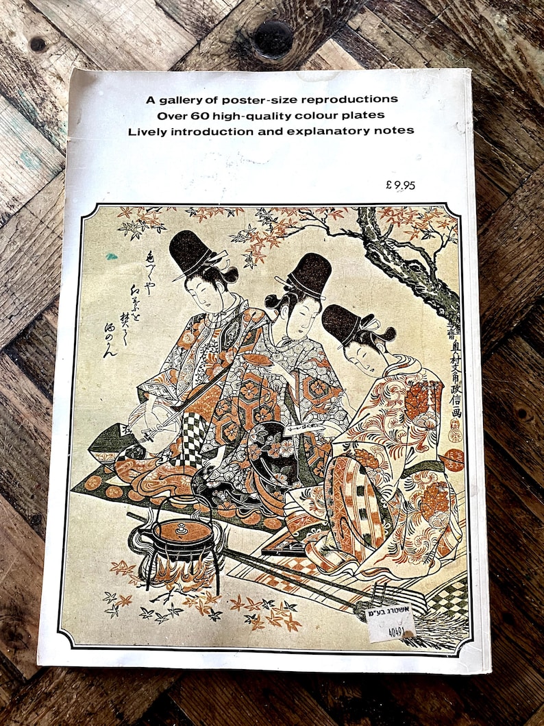 Vintage JAPANESE PRINTS, Large Poster Book With 106 Reproductions of ...