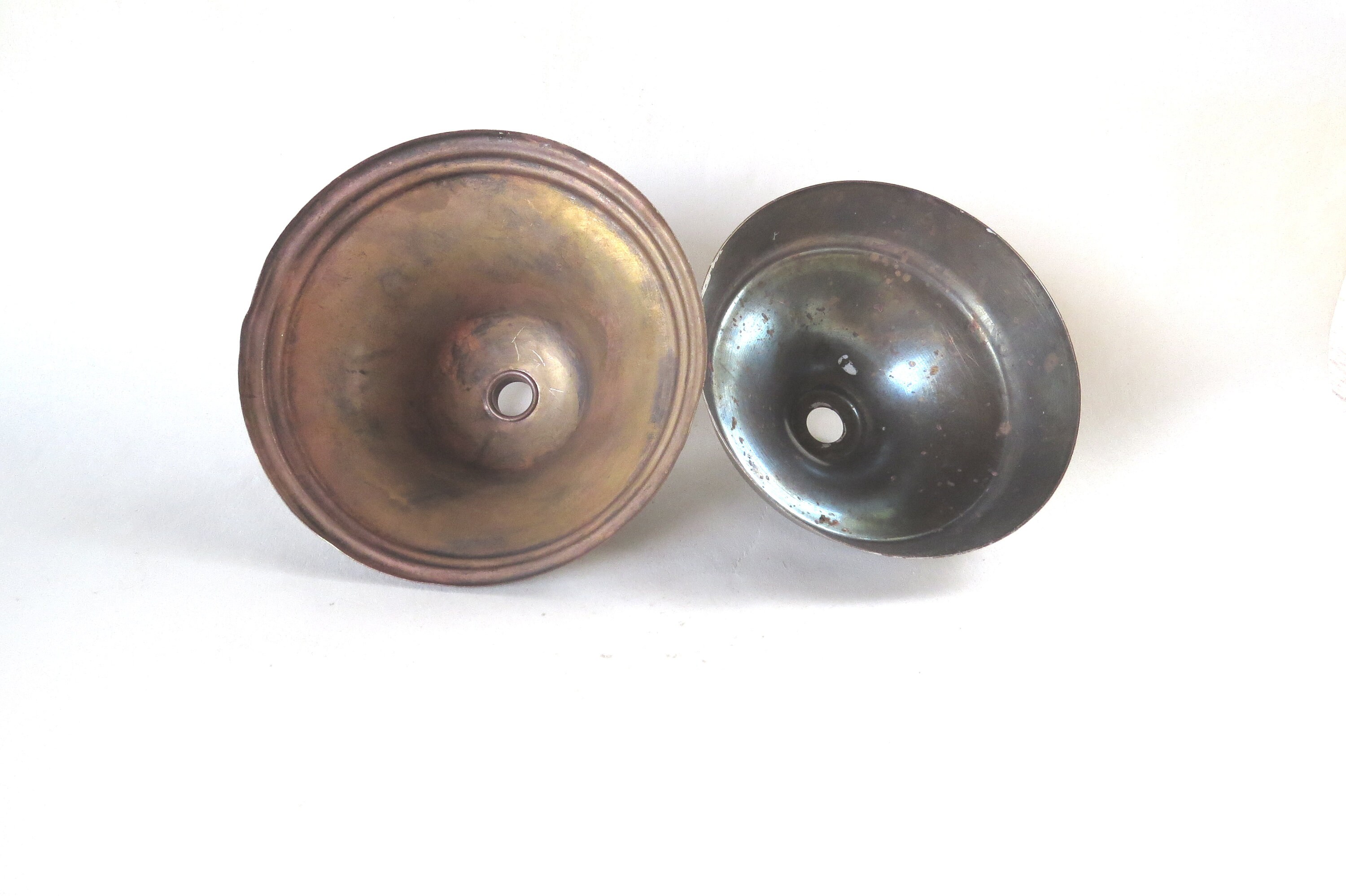 Large Bell Shaped Vintage Ceiling Canopies for Hanging Lamps ...