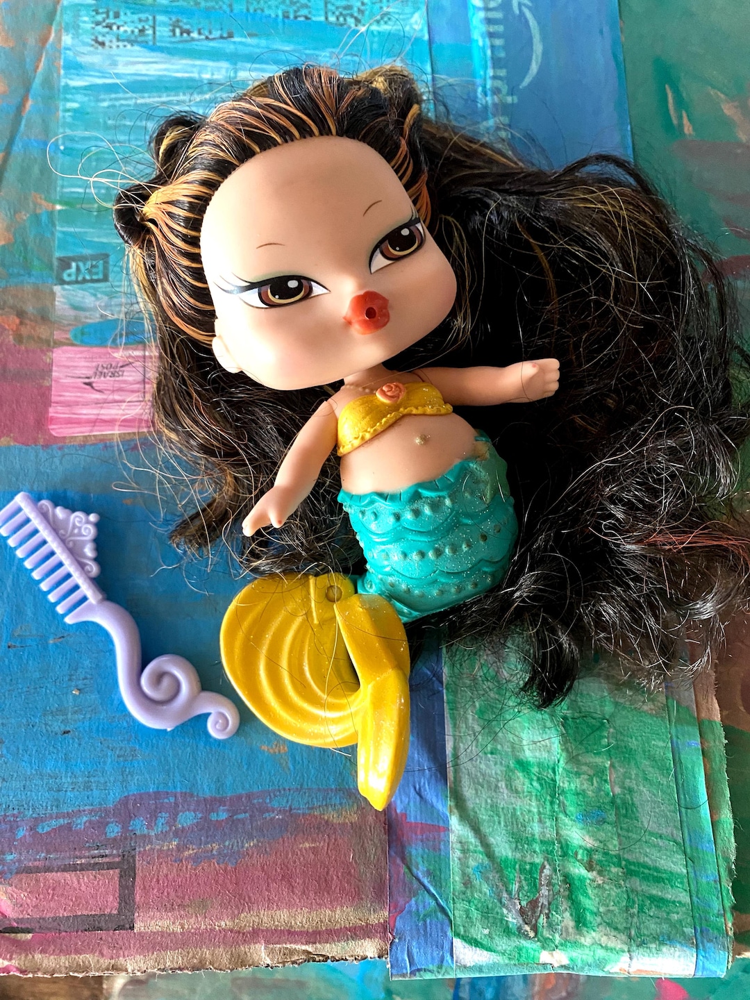 Bratz Babyz Mermaidz Jade, Small Mermaid Jade Baby Bratz Doll With a ...
