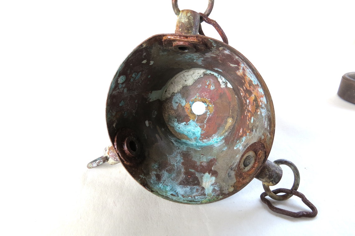 Tall Copper Dome Cap Vintage Ceiling Canopy for Hanging Lamps Lights ...