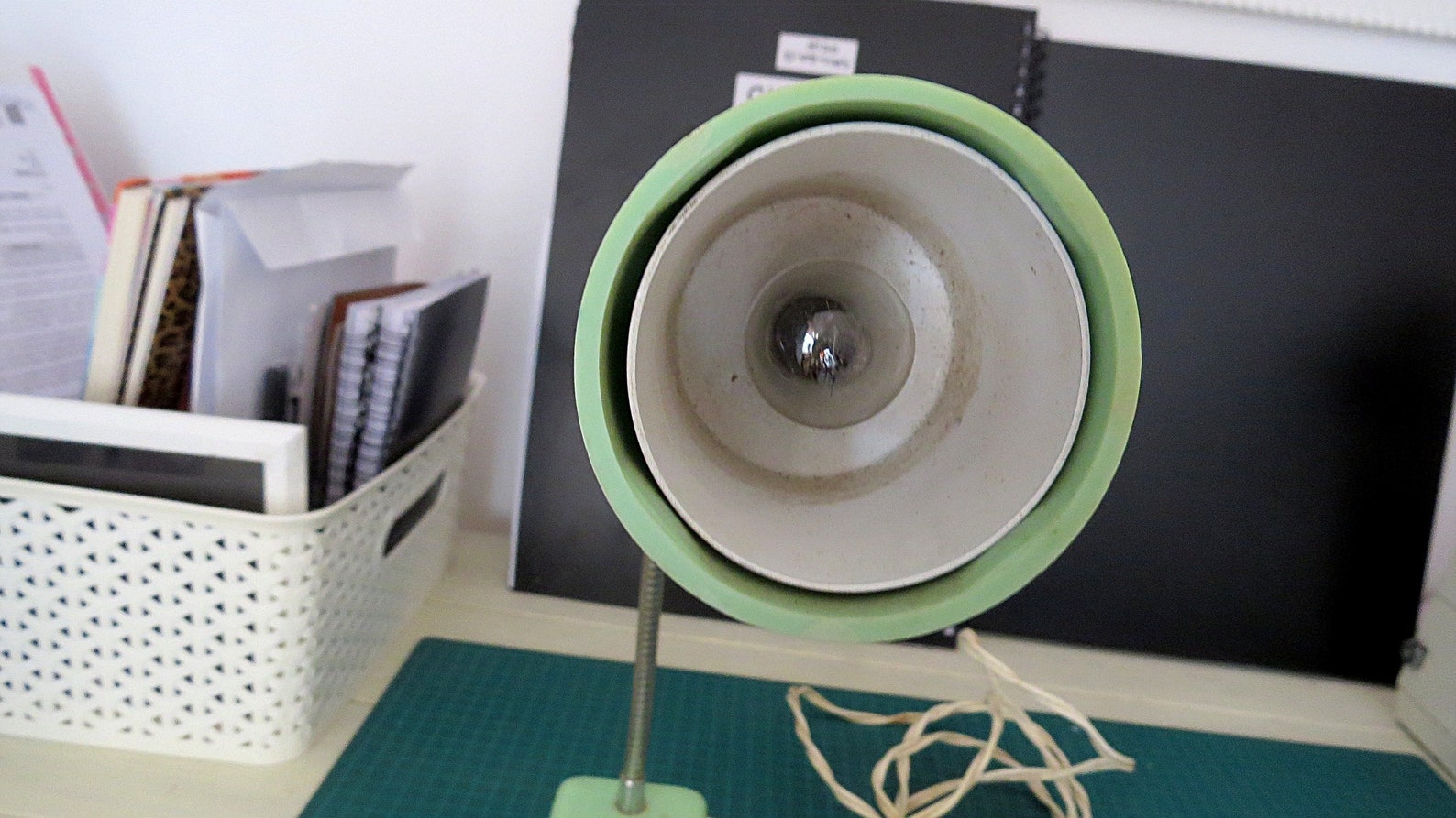 Mid Century Modern Light Green Flexible Office Desk Lamp Light, True ...